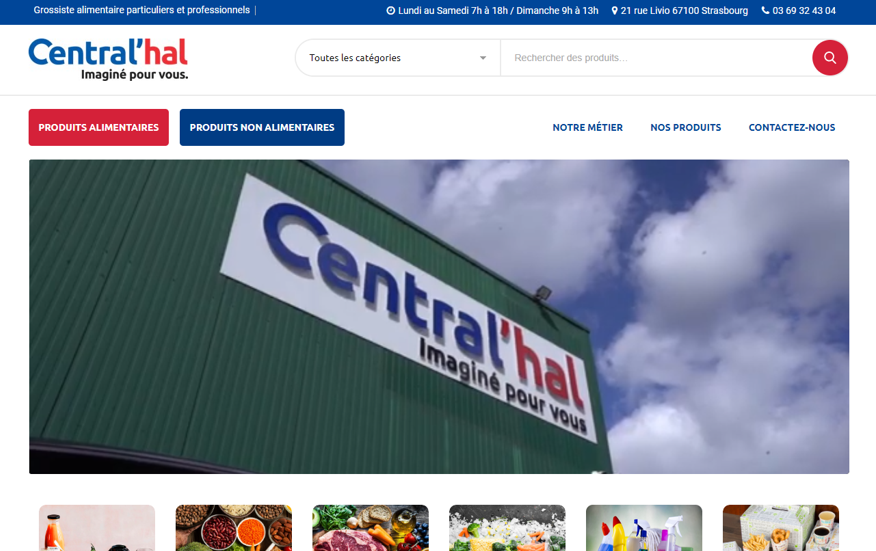 Central'hal - Refonte Boutique en ligne Grossiste Hallal | Références ...
